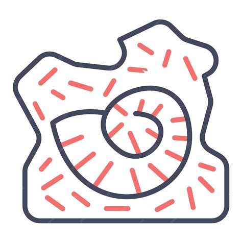 Premium Vector Fossil Vector Illustration Style