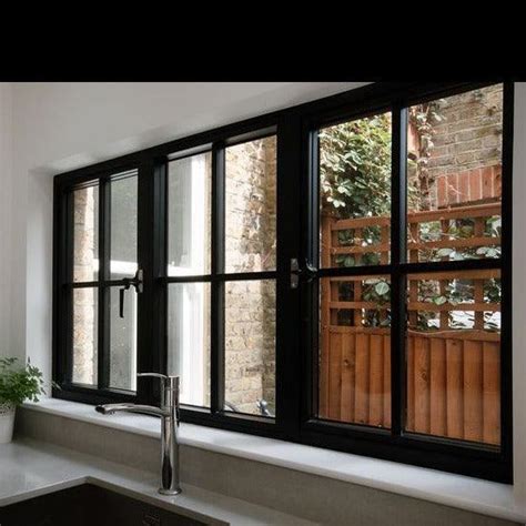 Iwd Double Casement Windows With Middle Fixed Panel 4 Lite Design