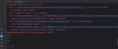 파이썬 Pyqt5를 찾을 수 없는 에러 해결 방법modulenotfounderror No Module Named Pyqt5