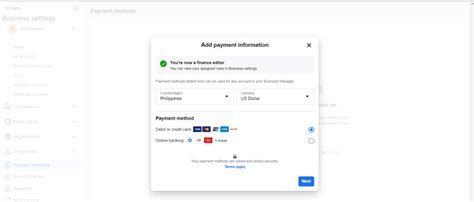 Setup Payment Method For Whatsapp Business WPCargo Track Trace System