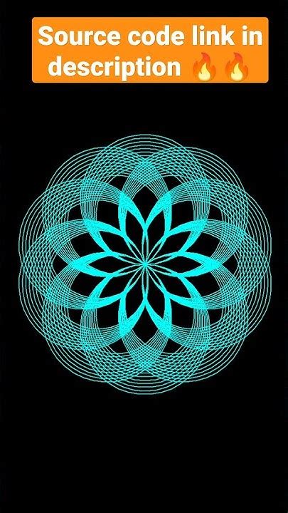 Amazing Circular Design Using Python Python Project Python Simple Project Design Youtube