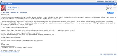 The Looner Community Aka Balloon Fetishists Onionfarms