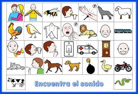 Actividades para Educación Infantil Juegos de discriminación auditiva