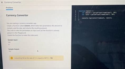 Solved Currency Converter Function Main Var Anount