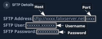 Managing Your Server Files Through Sftp Knowledge Base Falixnodes