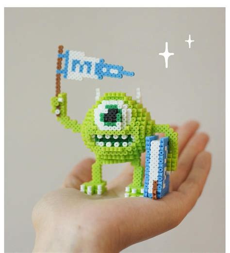 Diy Monsters Disney 3d Perler Bead Pattern Tutorial Images And Photos