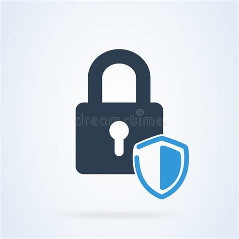 Lock Safe Security Protect Vector Padlock Icon Stock Vector Illustration Of Closed Emblem