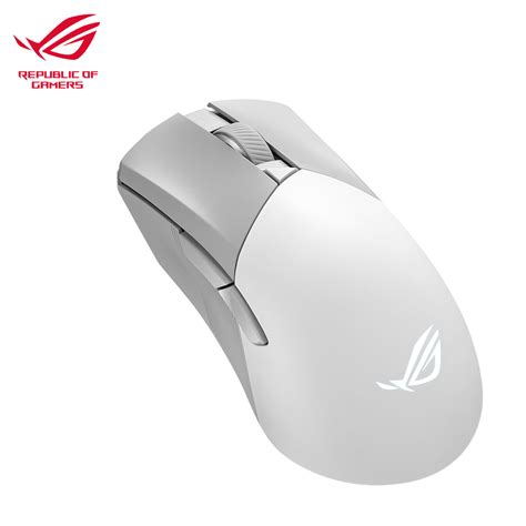 ASUS 華碩ROG Gladius III Wireless AimPoint 電競滑鼠 白色 friDay購物