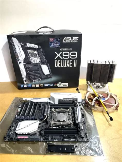 ASUS X99 DELUXE II Bundle LGA 2011v3 DDR4 M 2 Intel I7 6850K