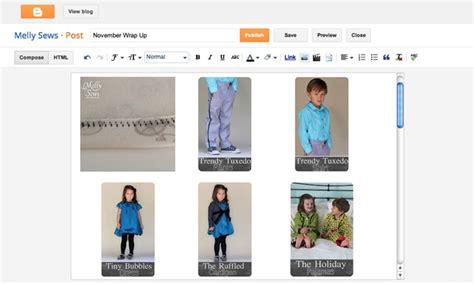 How To Make An Html Image Table In Blogger And Wordpress Melly Sews