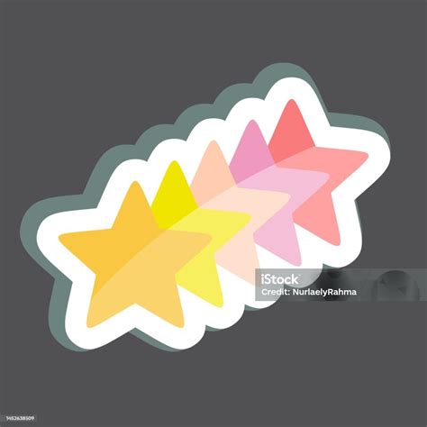 스티커 S 별 별 기호와 관련이 있습니다 심플한 디자인 편집 가능 간단한 그림입니다 간단한 벡터 아이콘 금 금속에 대한 스톡 벡터 아트 및 기타 이미지 Istock