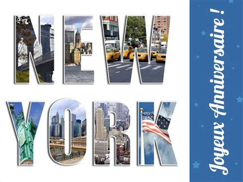Envoyez une carte gratuite d anniversaire sur le thème de New York city