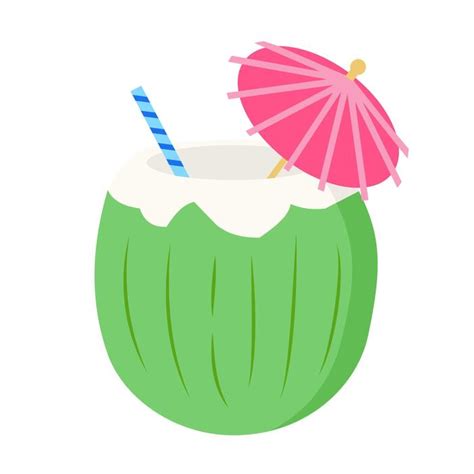 Green Coconut Vector Art Icons And Graphics For Free Download