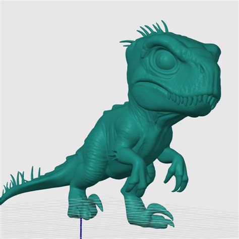 🗺️ Scorpius Rex Chibi Figure Jurassic World Camp Cretaceous・ 3mf File For 3d Printing・cults