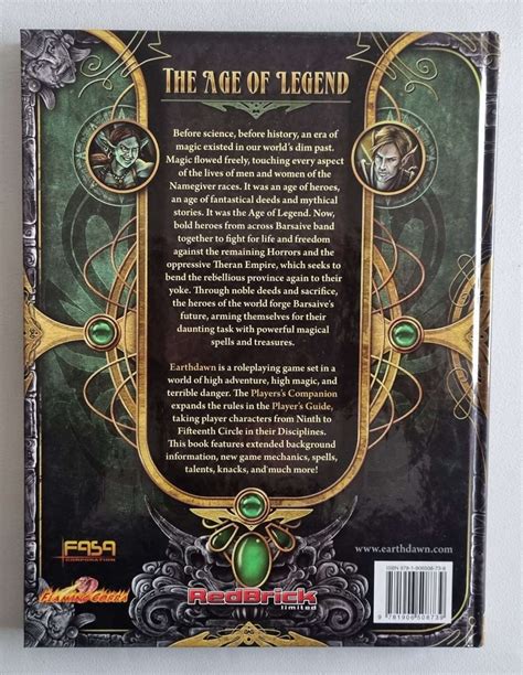 Earthdawn Third Edition Players Companion
