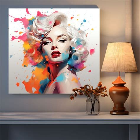 Painted Anarchy Marilyn Monroe Duvar Dekorasyonu Renkli Fiyatı