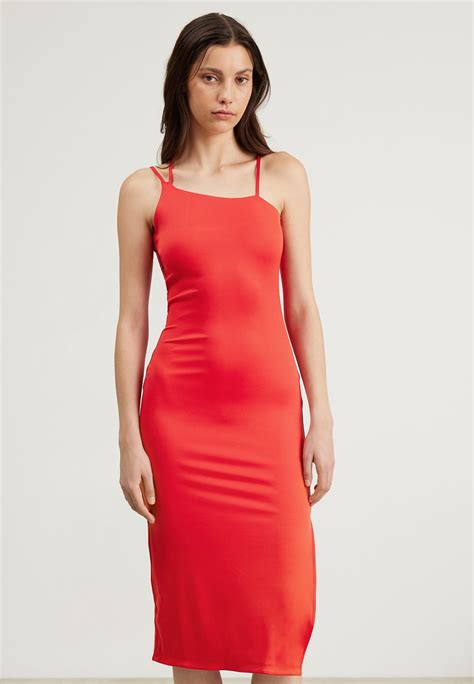 Tommy Jeans Multi Strap Bodycon Midi Cocktailkleidfestliches Kleid