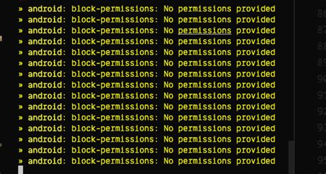 Sdk 45 Android Block Permissions Warning Looped · Issue 17380 · Expo