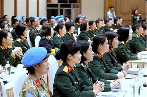 70 Nữ Quân Nhân Việt Nam được Cử Tham Gia Phái Bộ Gìn Giữ Hoà Bình Liên