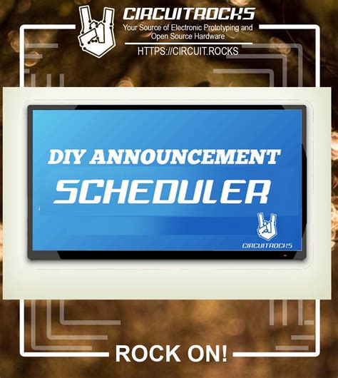 Announcement Scheduler Circuitrocks