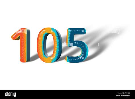 Number 105 Cut Out Stock Images & Pictures - Alamy