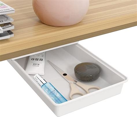 Zengest Schublade Unter Schreibtisch Selbstklebend Organizer Box Schubladen Schreibtisch