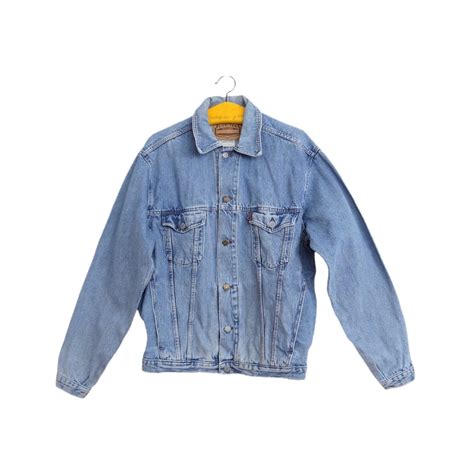 Vintage 80s Utilitarian Bohemian Grunge Medium Wash Blue Denim Jean