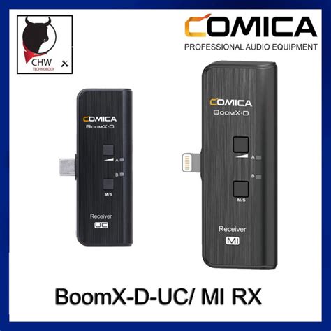 Comica Original Pixel Malaysia Audio Boomx D Mi Rx Dual Channel Digital Wireless Receiver