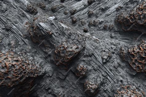 Premium Ai Image Closeup Of Asteroid Surface Texture And Patterns