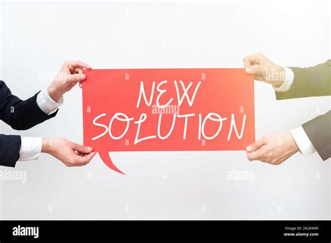 Text Caption Presenting New Solution Business Concept Modern