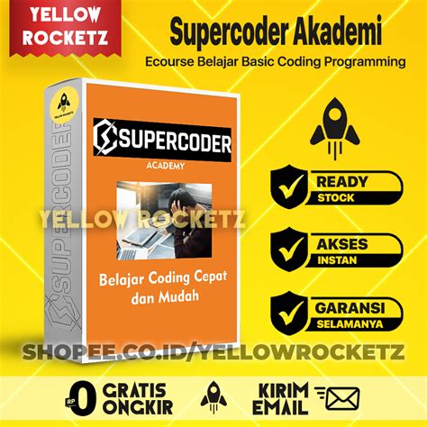 jual super coder belajar coding cepat dan mudah mampu menguasai