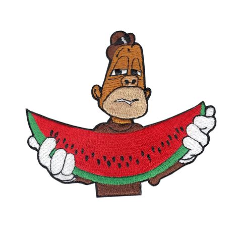 Lhistoire Doj Jay Bo Avec Pastèque Fer Sur Patch Appliqué Patch