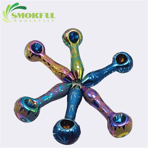 Electroplating Glass Pipes Smokful Wholesale