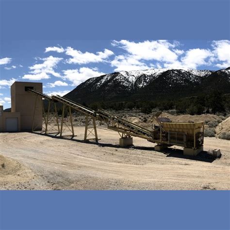 8 Ft X 14 Ft Belt Feeder With Grasshopper Conveyors