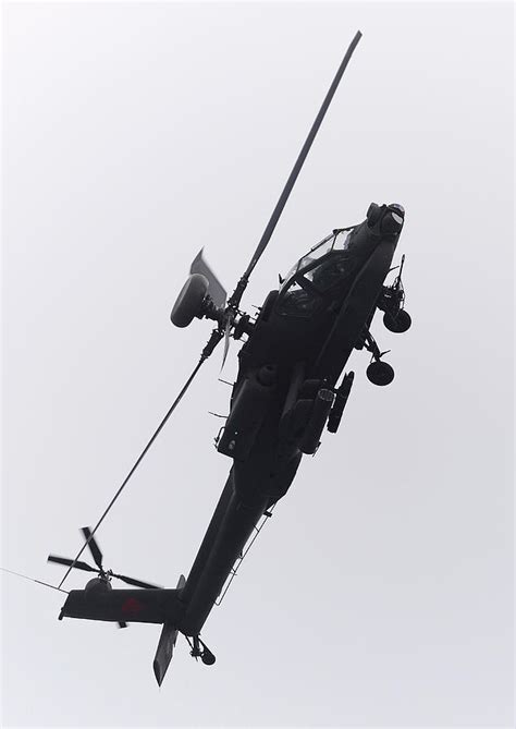Apache Helicopter In Flying Display Photograph By Aviation Images
