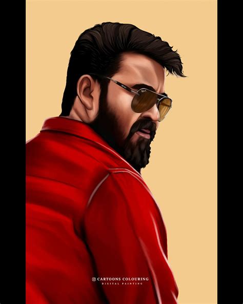 Birthday Art Work Mohanlal Mohanlal L2e Mohanlal Birthdayarts