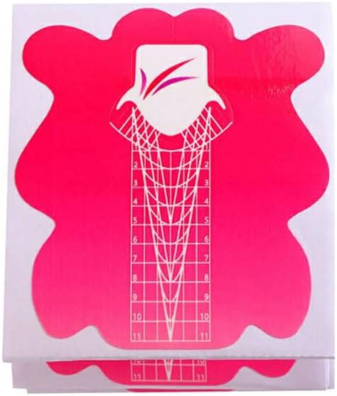 Flower Nail Forms Tips Acrylic Curve Nails Extension Guide Stickers