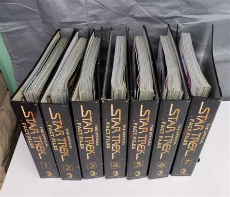 The Official Star Trek Fact Files 1 11 7 Binders With Dividers Post