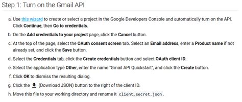 Nodejs Gmail Api Nodejs Code Sample Doesnt Work Stack Overflow