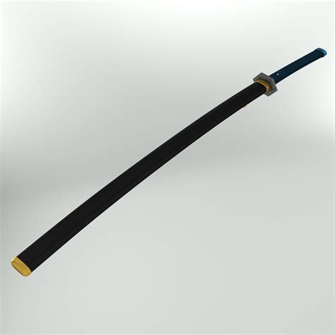 Archivo 3d Demon Slayer Giyuu Tomioka Katana Espada Anime Manga