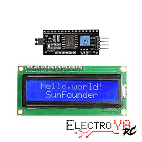 Pantalla LCD IIC I C ElectroYA Robótica y electrónica