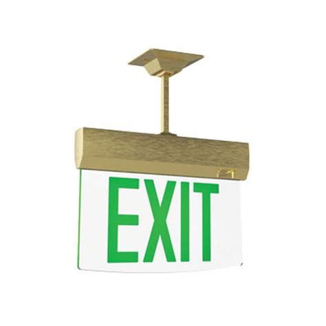 Sovereign Ii Architectural Edgelit Exit Sign By Evenlite