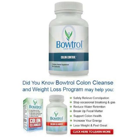 Bowtrol Colon Cleanse A Healthy Colon Cleanse