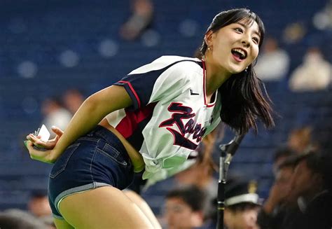 ＜韓国・オーストラリア＞会場を盛り上げる韓国のチア（撮影・木村 揚輔） スポニチ Sponichi Annex 野球