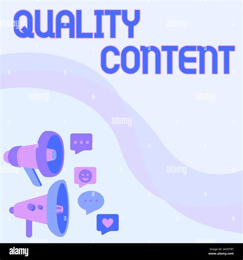 Text Caption Presenting Quality Content Internet Concept Content That