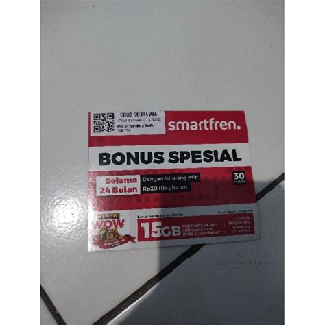 Jual Smartfren Perdana Shopee Indonesia