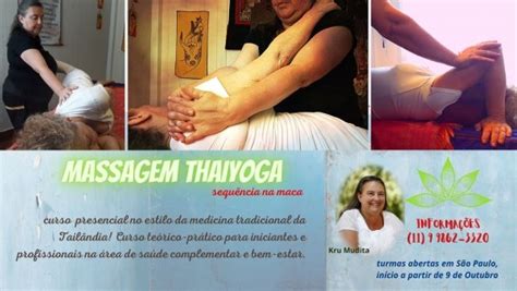 Curso Livre De Massagem Thai Yoga Na Maca Em São Paulo Sympla
