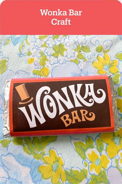Free Printable Wonka Bar Wrapper | All FREE Printables