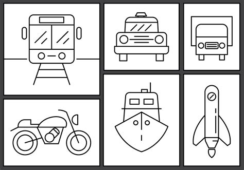 Free Linear Transportation Vectors 146157 Vector Art At Vecteezy