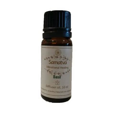 Liquid Ocimum Basilicum Samatva Diffuser Oil Packaging Type Glass